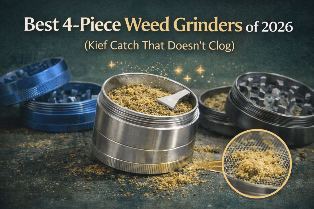 Best 4-Piece Weed Grinders of 2026 (Kief Catch That Doesn’t Clog ...